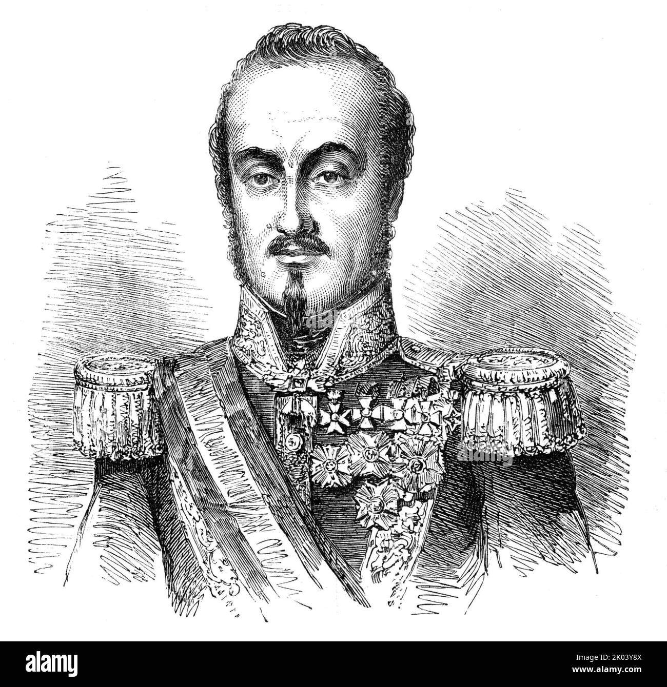 General Espartero, 1854. Portrait of Baldomero Espartero, Spanish ...