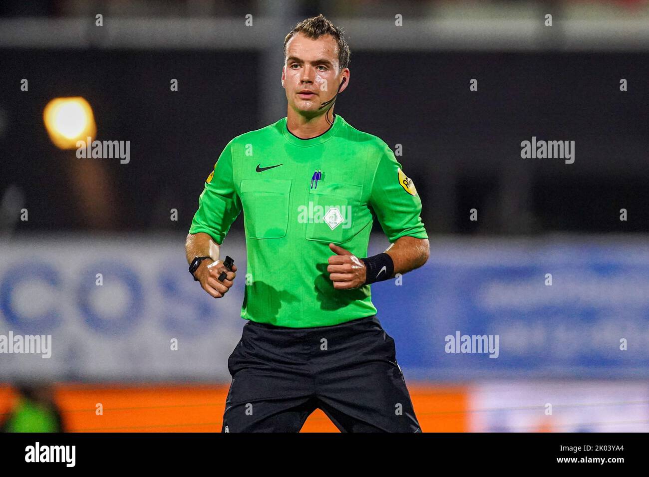 OSS, NETHERLANDS - SEPTEMBER 9: Referee Robin Vereijken during the ...