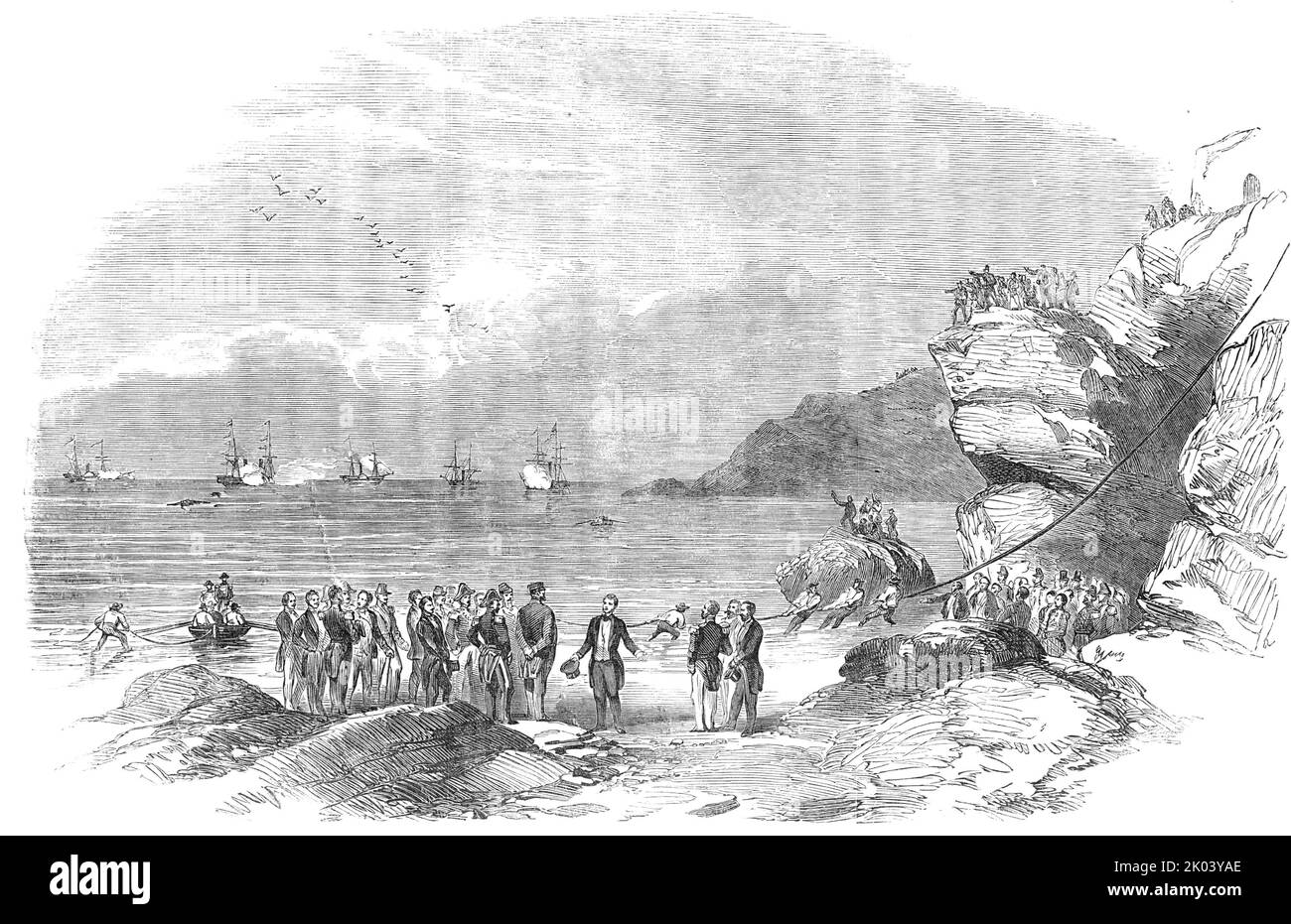 Submarine land transport Black and White Stock Photos & Images - Alamy