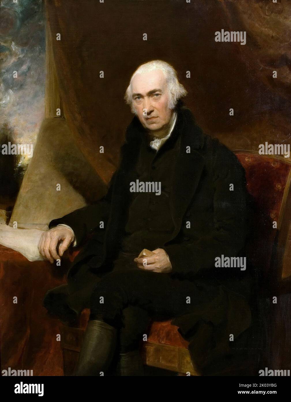 Portrait of James Watt (1736-1819), 1813. Found in the collection of ...