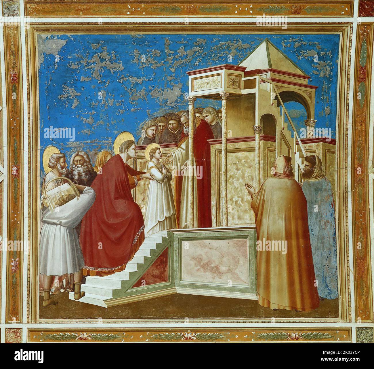 Presentation of the Virgin in the Temple (From the cycles of The Life of the Blessed Virgin Mary ...