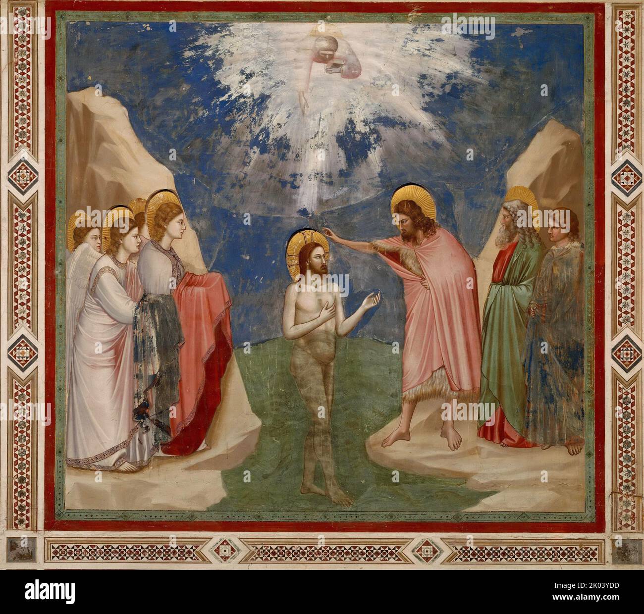 Baptism of Christ (From the cycles of The Life of Christ), 1304-1306 ...