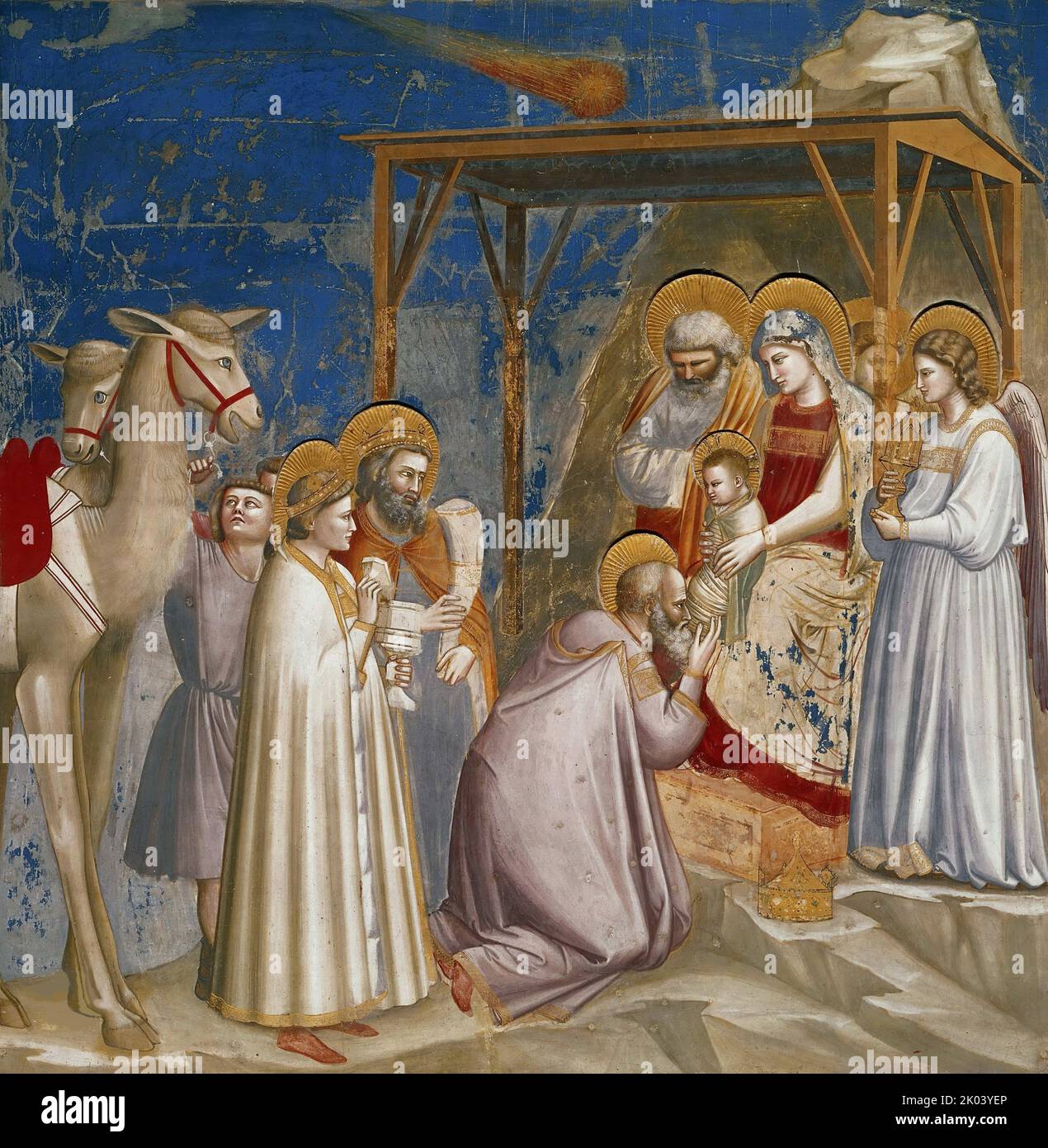 The Adoration of the Magi (From the cycles of The Life of Christ), 1304 ...