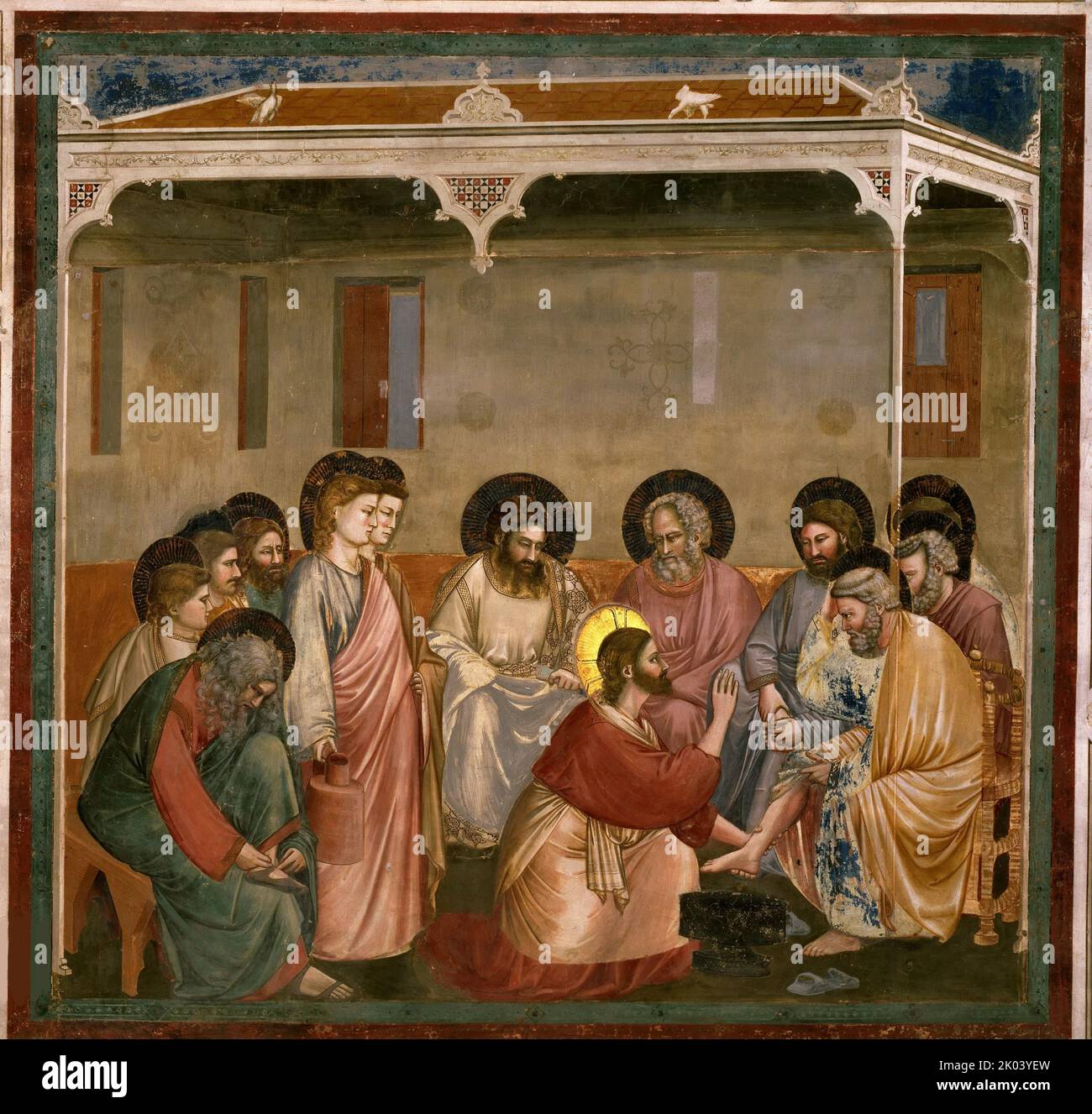 Jesus mary magdalene feet painting hi-res stock photography and images ...