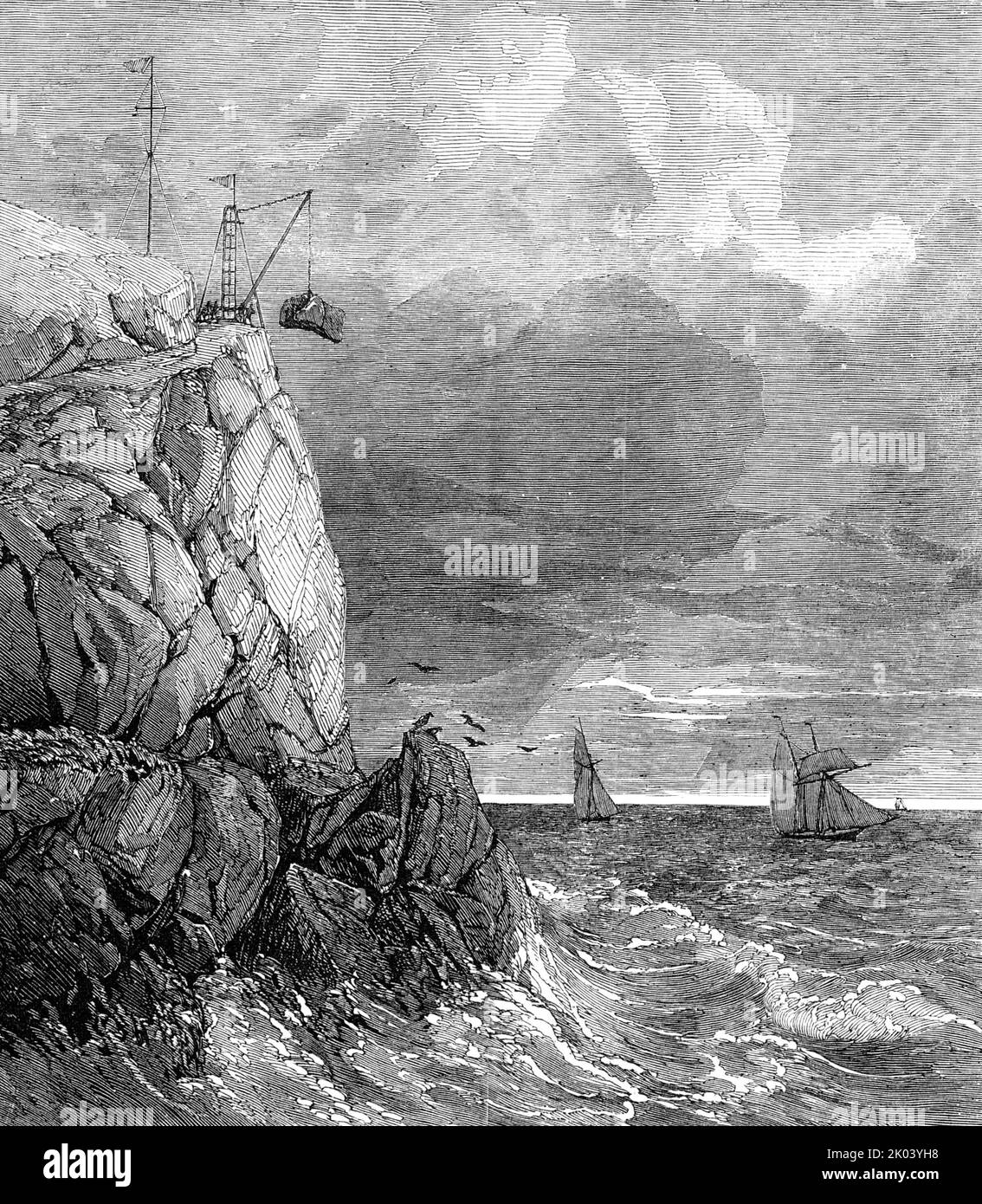 The Lizard Serpentine Signal-Staff Quarry, near Cadgwith, Cornwall ...