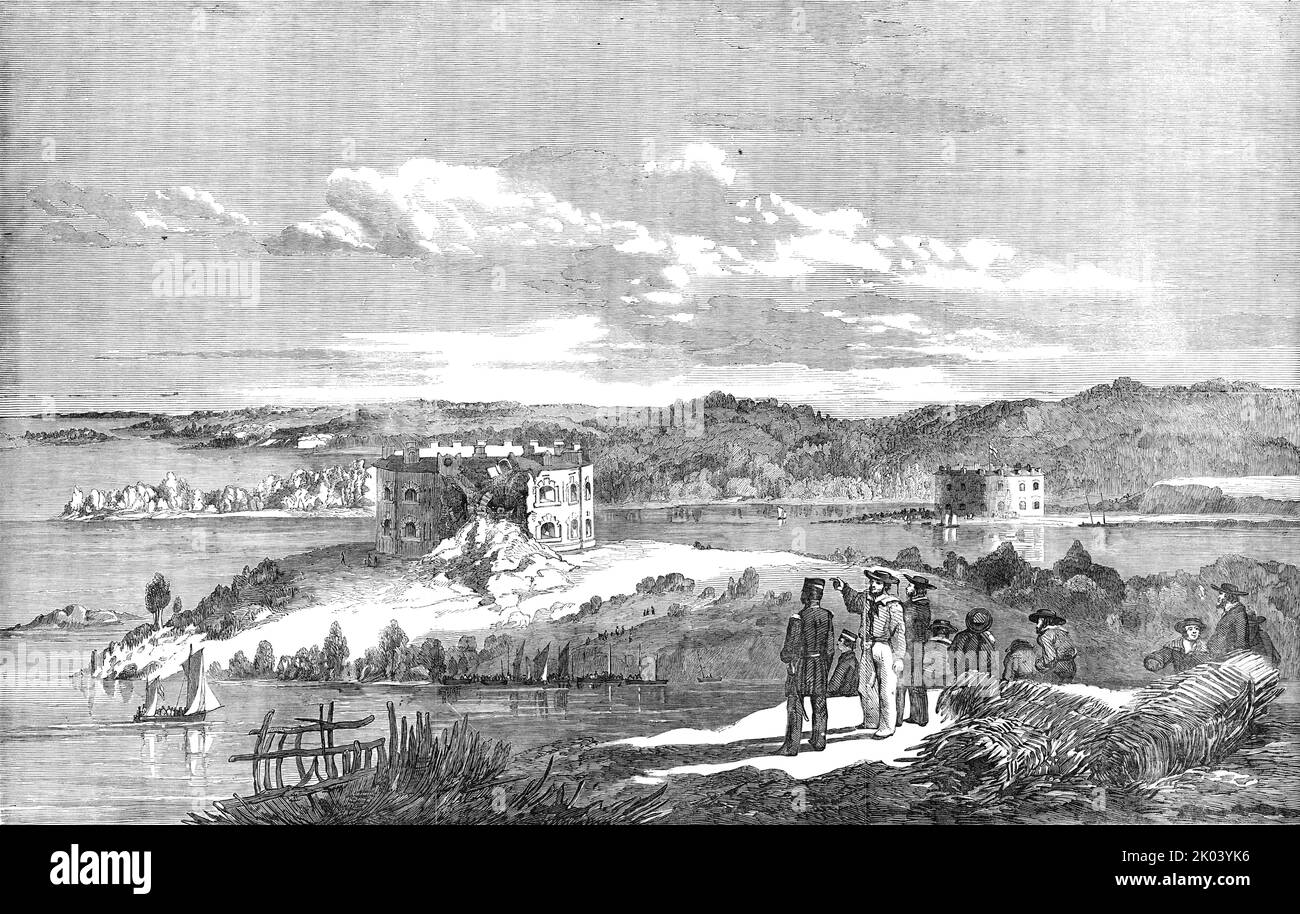 Fort Nottich, Bomarsund - Breach made by an English Three-gun Battery ...