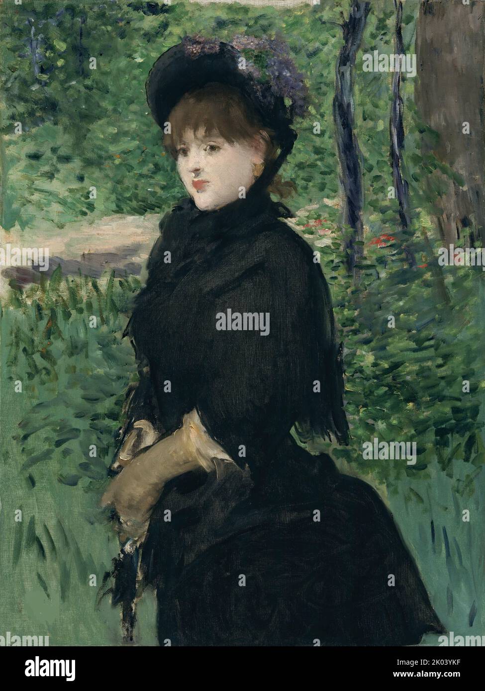La Promenade (Madame Gamby), 1880. Found in the collection of the Fuji ...