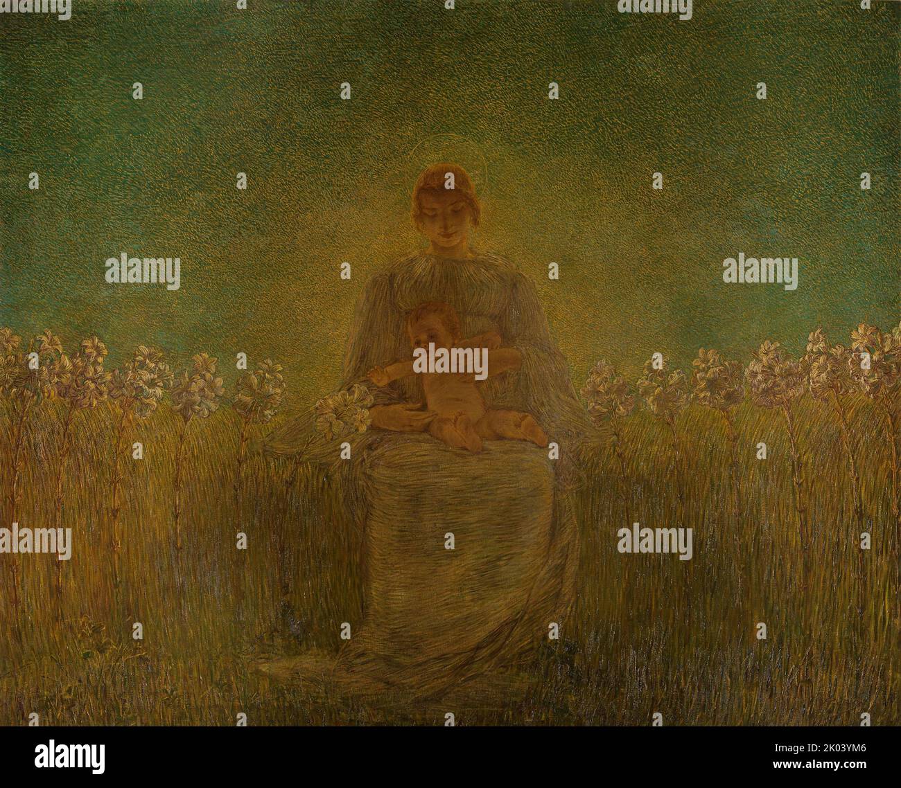 Madonna dei gigli (Madonna of the lilies), 1893-1894. Found in the ...