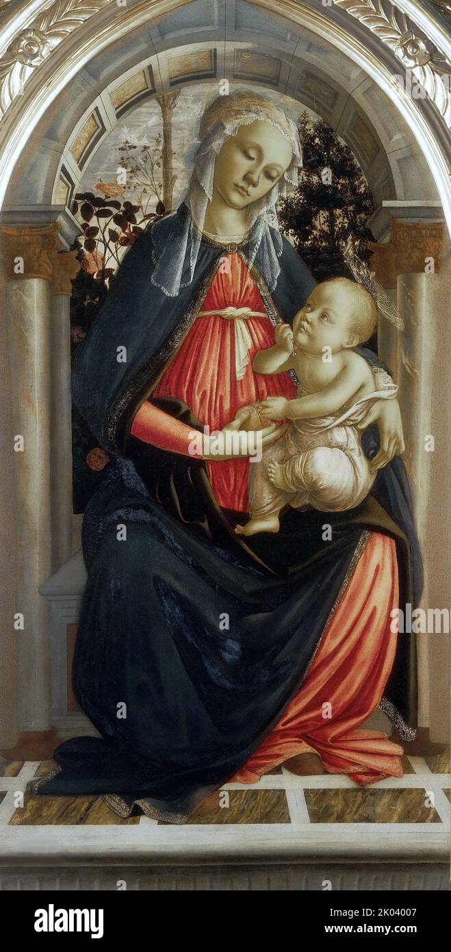 Madonna of the Rose Garden (Madonna del Roseto), 1469. Found in the ...