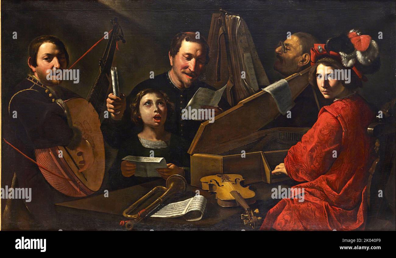 Concert with Musicians and Singers , ca 1625. Found in the collection ...