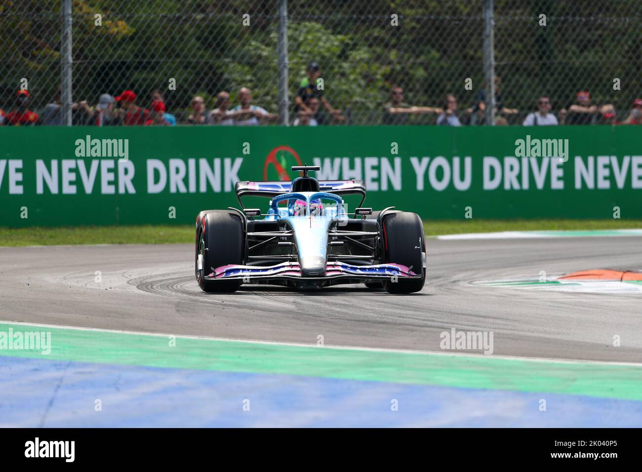 Fernando Alonso (SPA) Alpine A522.during FORMULA 1 PIRELLI GRAN PREMIO D'ITALIA 2022, Monza ...