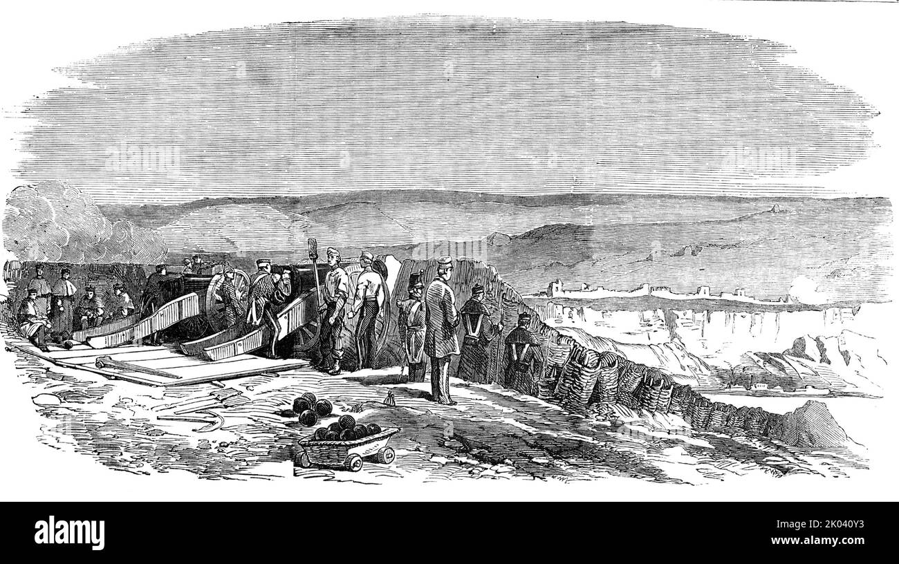 The Allied Troops preparing to silence Inkerman, 1854. Crimean War ...