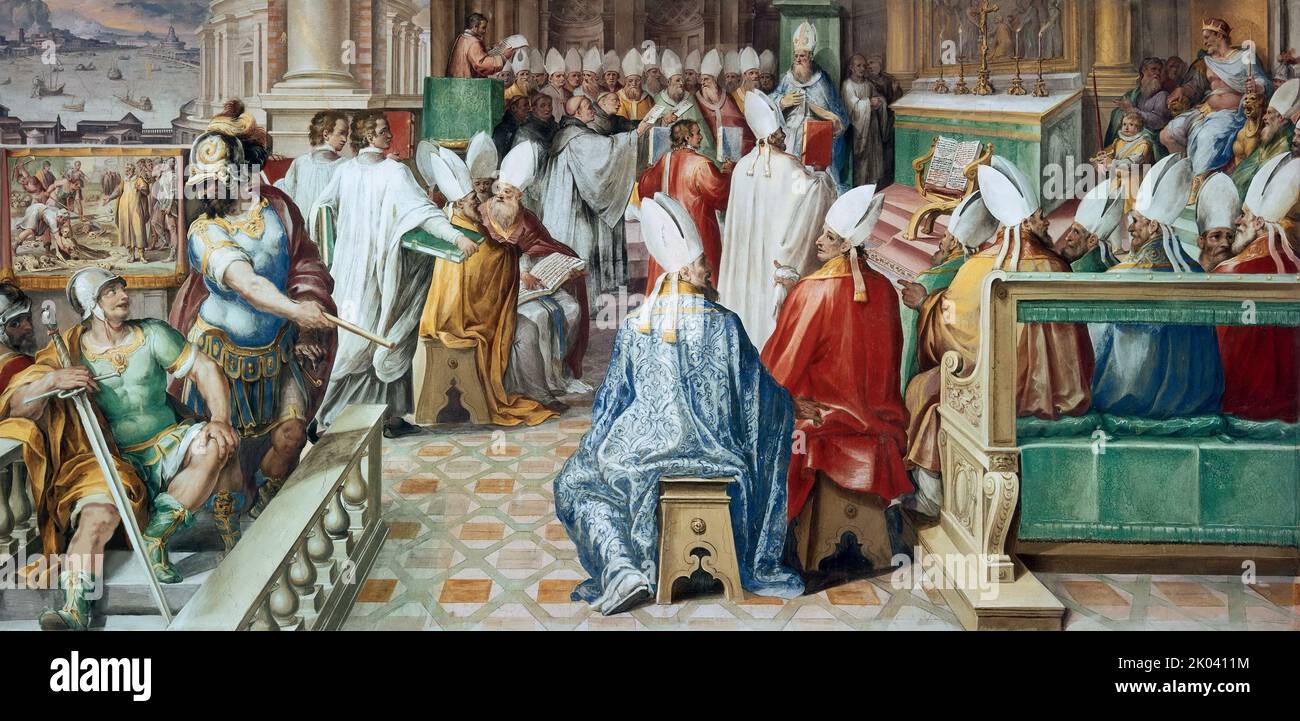 The Second Council of Constantinople, ca 1585-1590 . Found in the ...