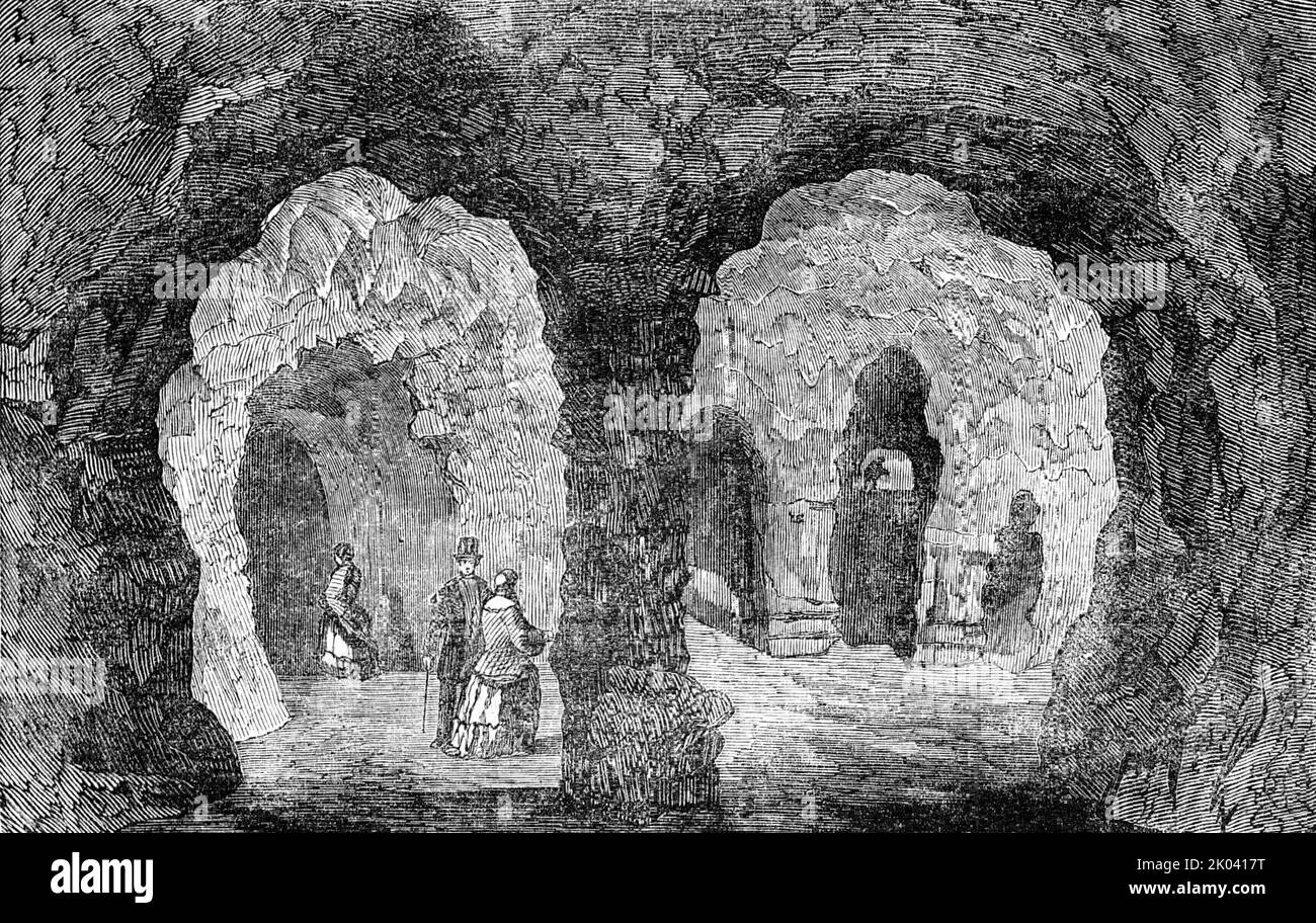 Hanging rocks caves Black and White Stock Photos & Images - Alamy