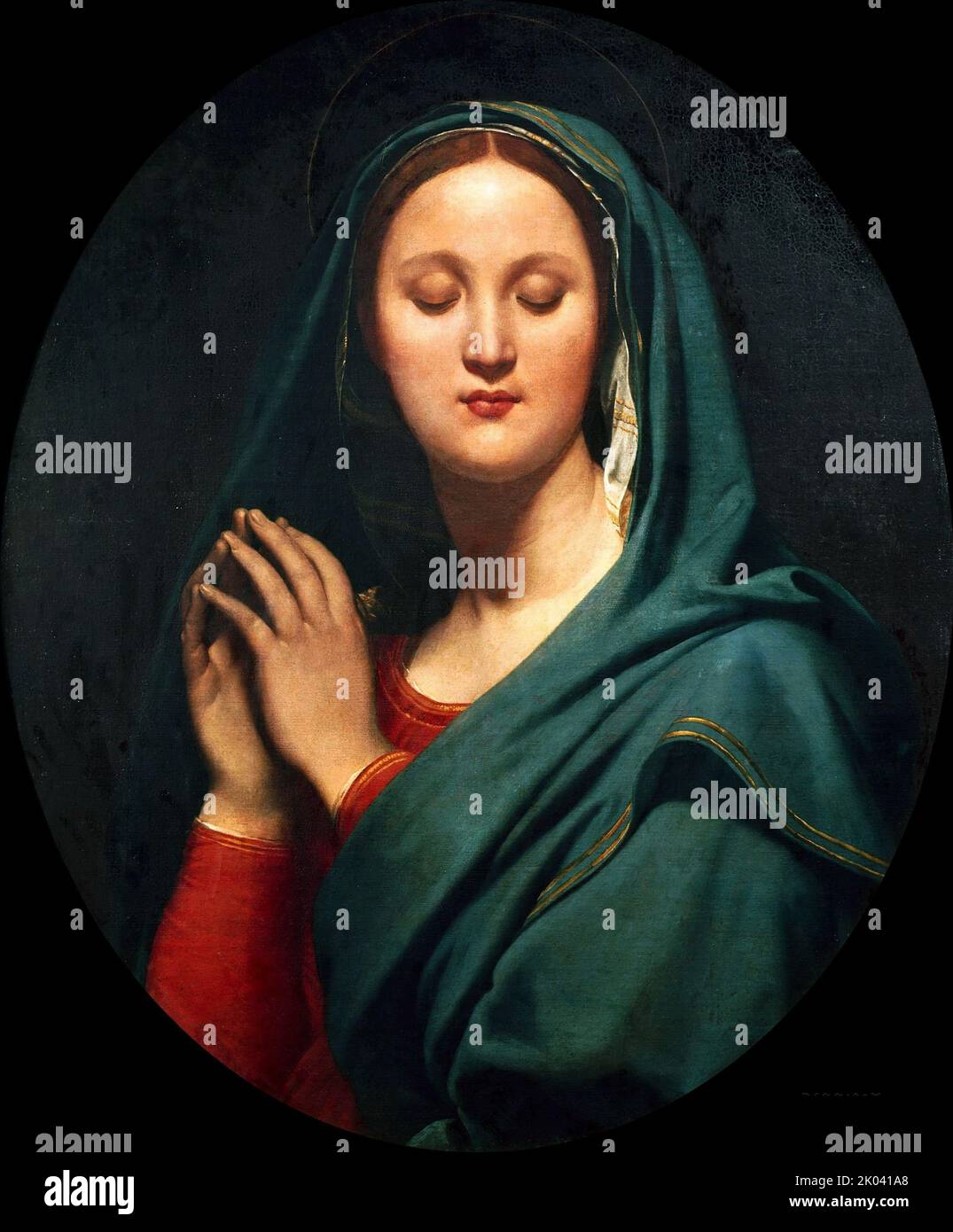 The Virgin of the Blue Veil, 1827. Found in the collection of the Museu ...