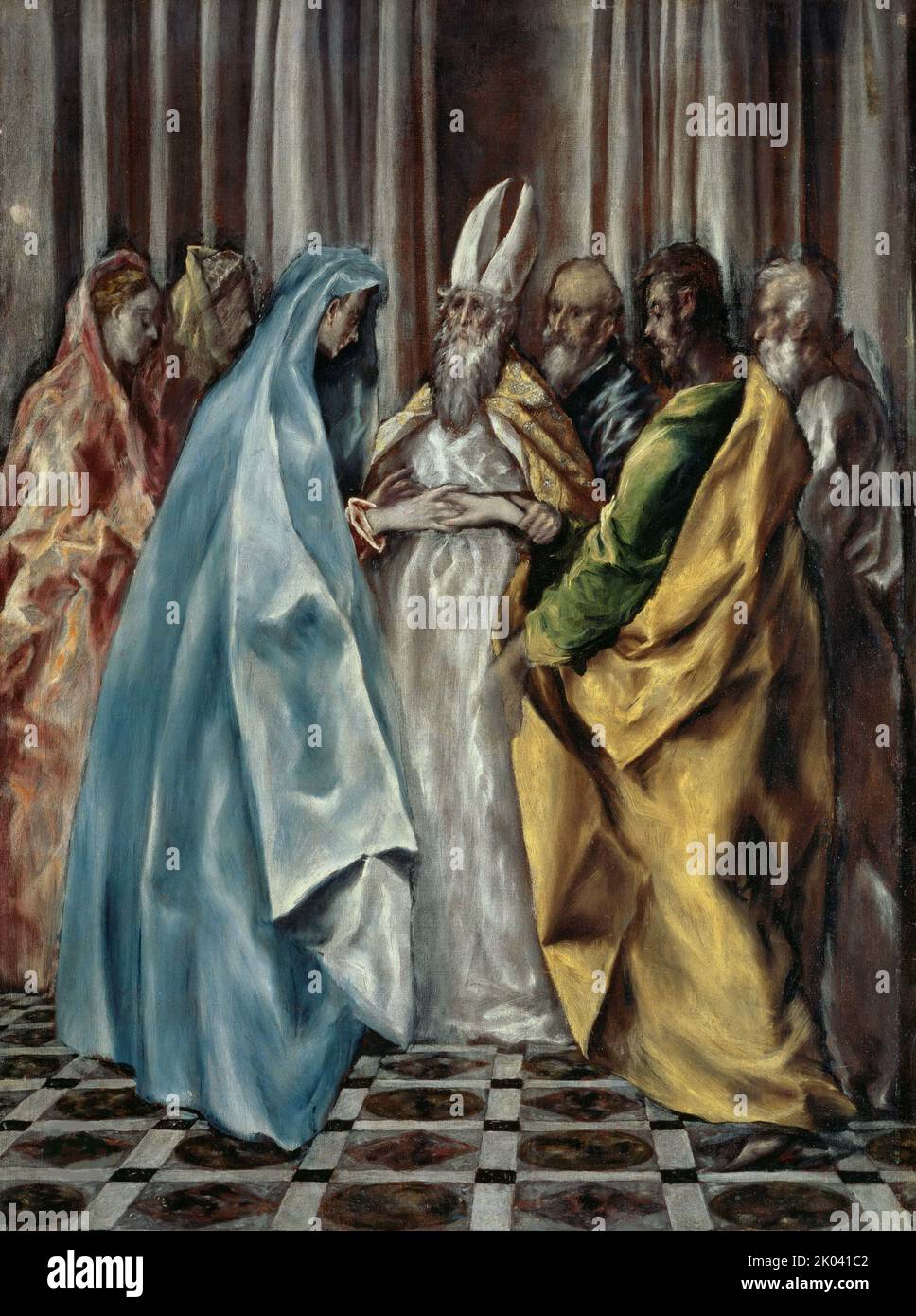 The Betrothal of Joseph and Mary, ca 1613. Found in the collection of ...