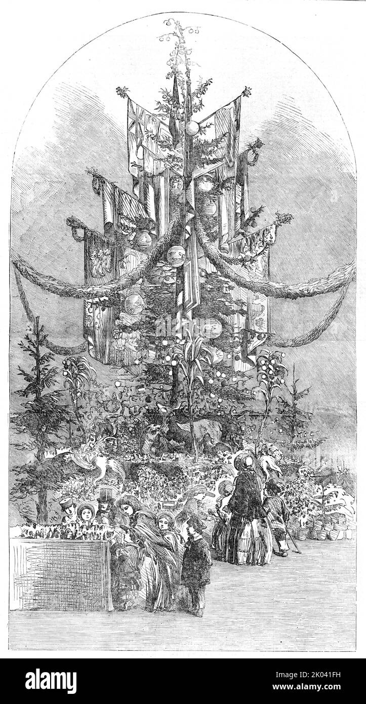 Gigantic Christmas-Tree, at the Crystal Palace, Sydenham, 1854 ...