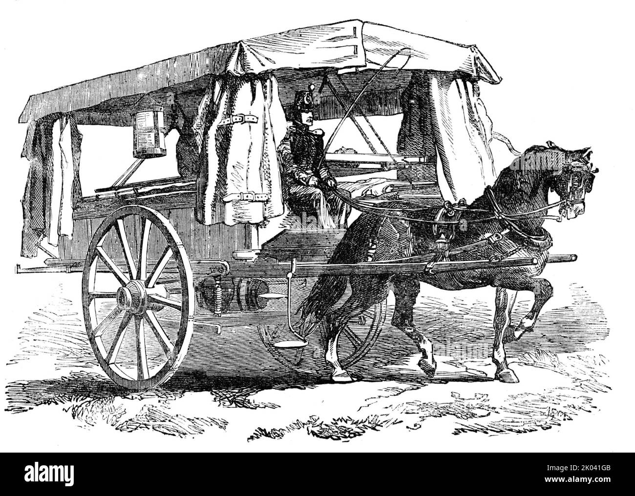 Light wheeled transport vehicle Black and White Stock Photos & Images ...