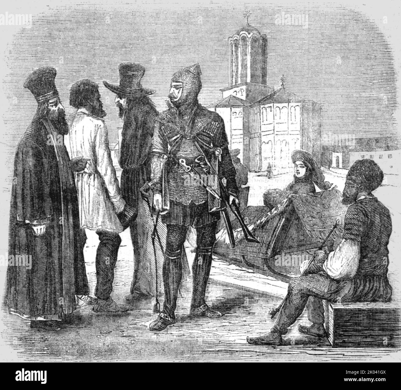 Orthodox priest family Black and White Stock Photos & Images - Alamy