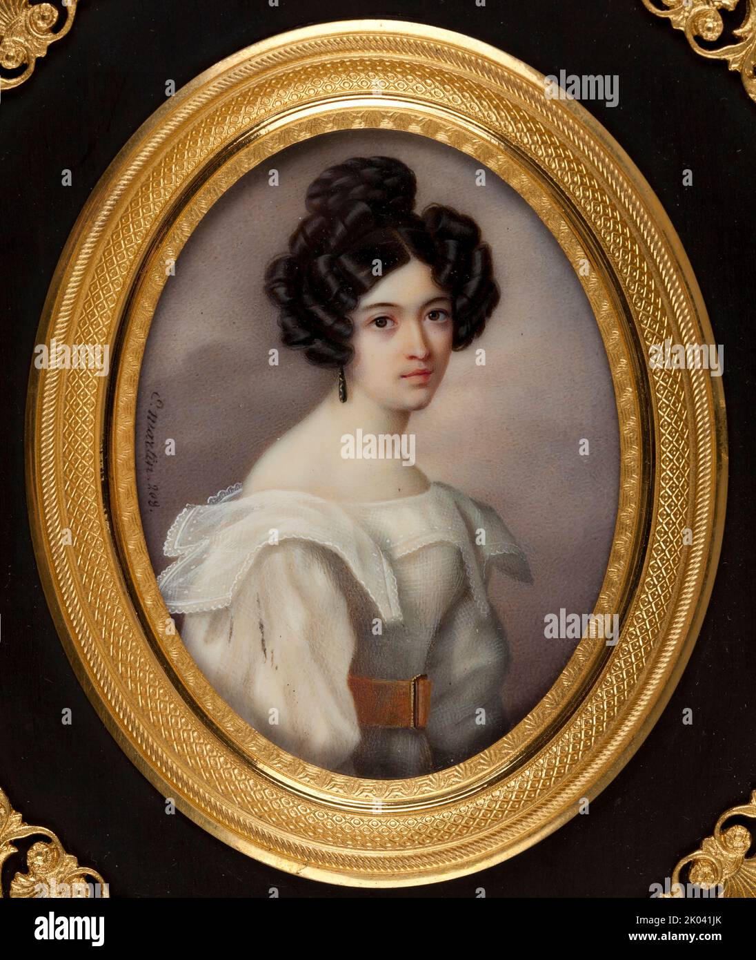 Portrait of Alexandra Smirnova-Rosset (1809-1882), c. 1830. Found in the collection of the ...