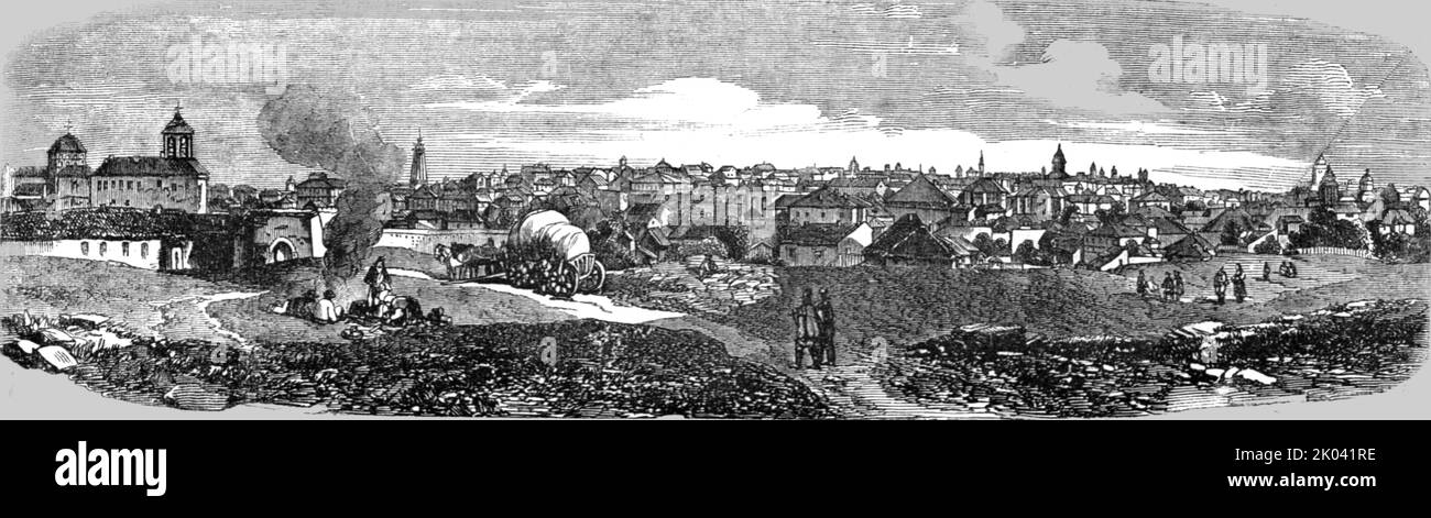 'Bucharest, the Head-Quarters of the Russian Army in Wallachia', 1854 ...