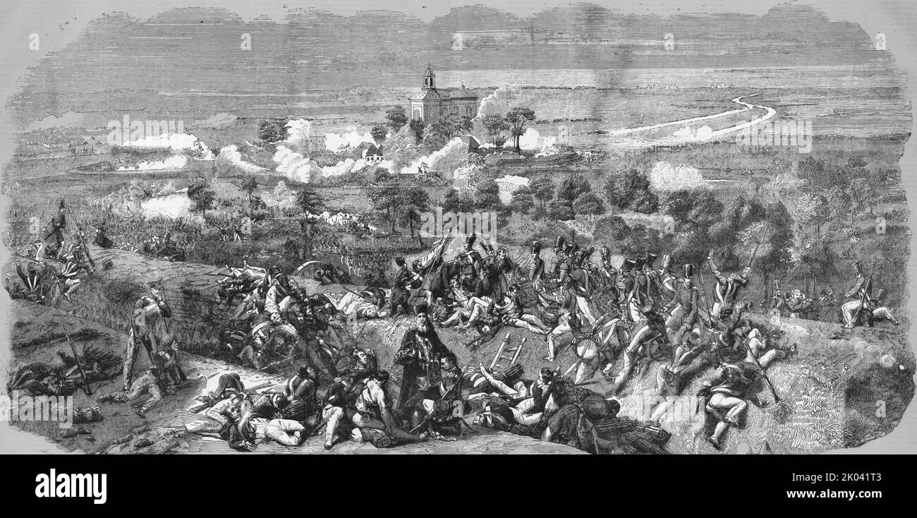 'The siege of Wola', 1854. From "Cassells Illustrated Family Paper ...