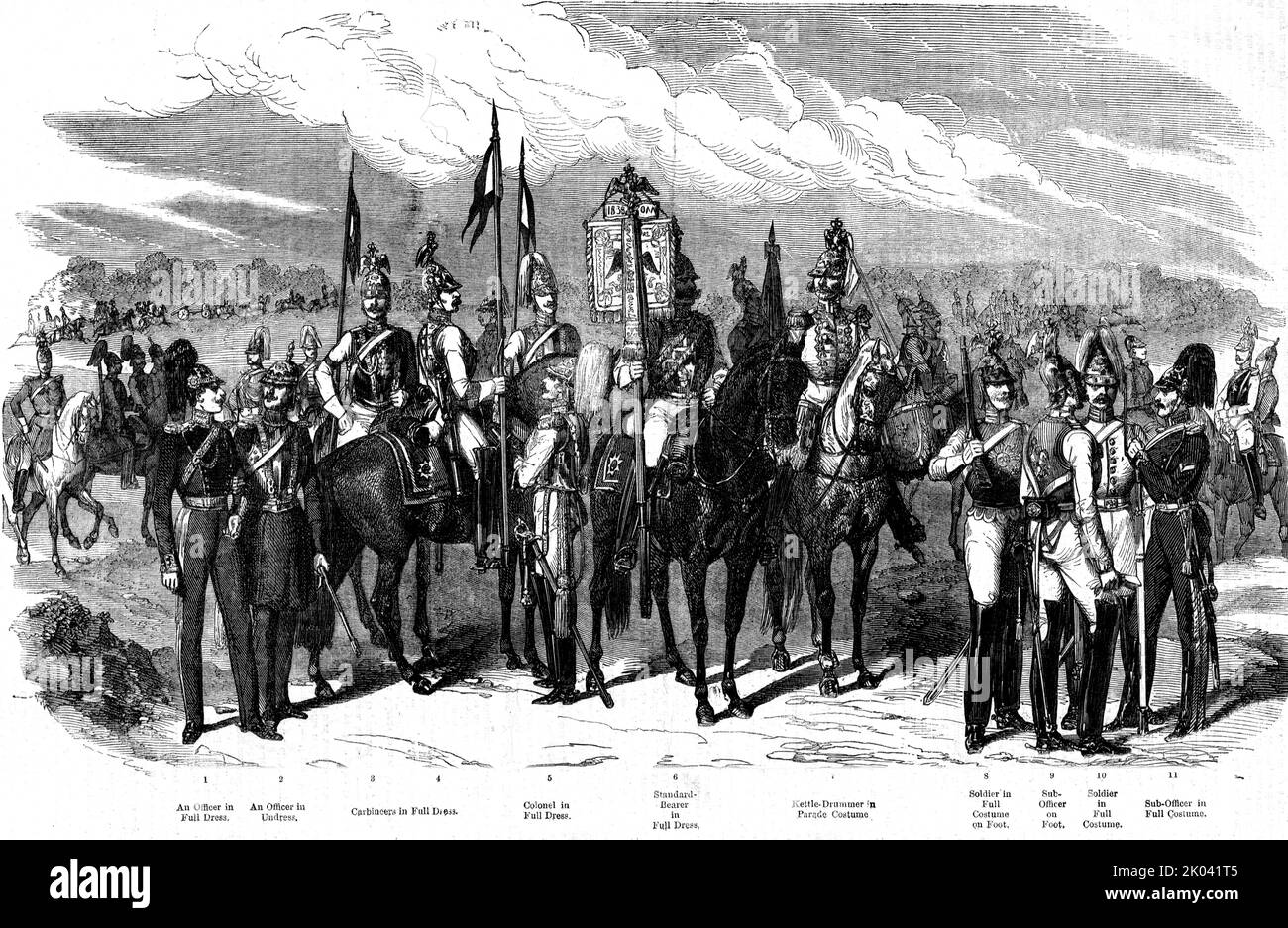 'Uniform of the Russian Army - Cavalry - Division of the Cuirassiers of ...