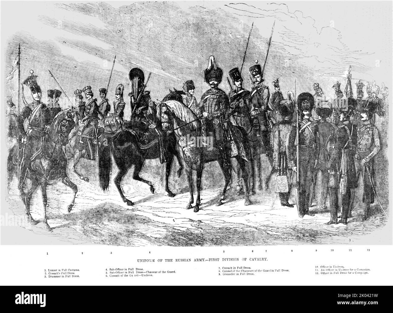 Cossack from guards regiment hi-res stock photography and images - Alamy