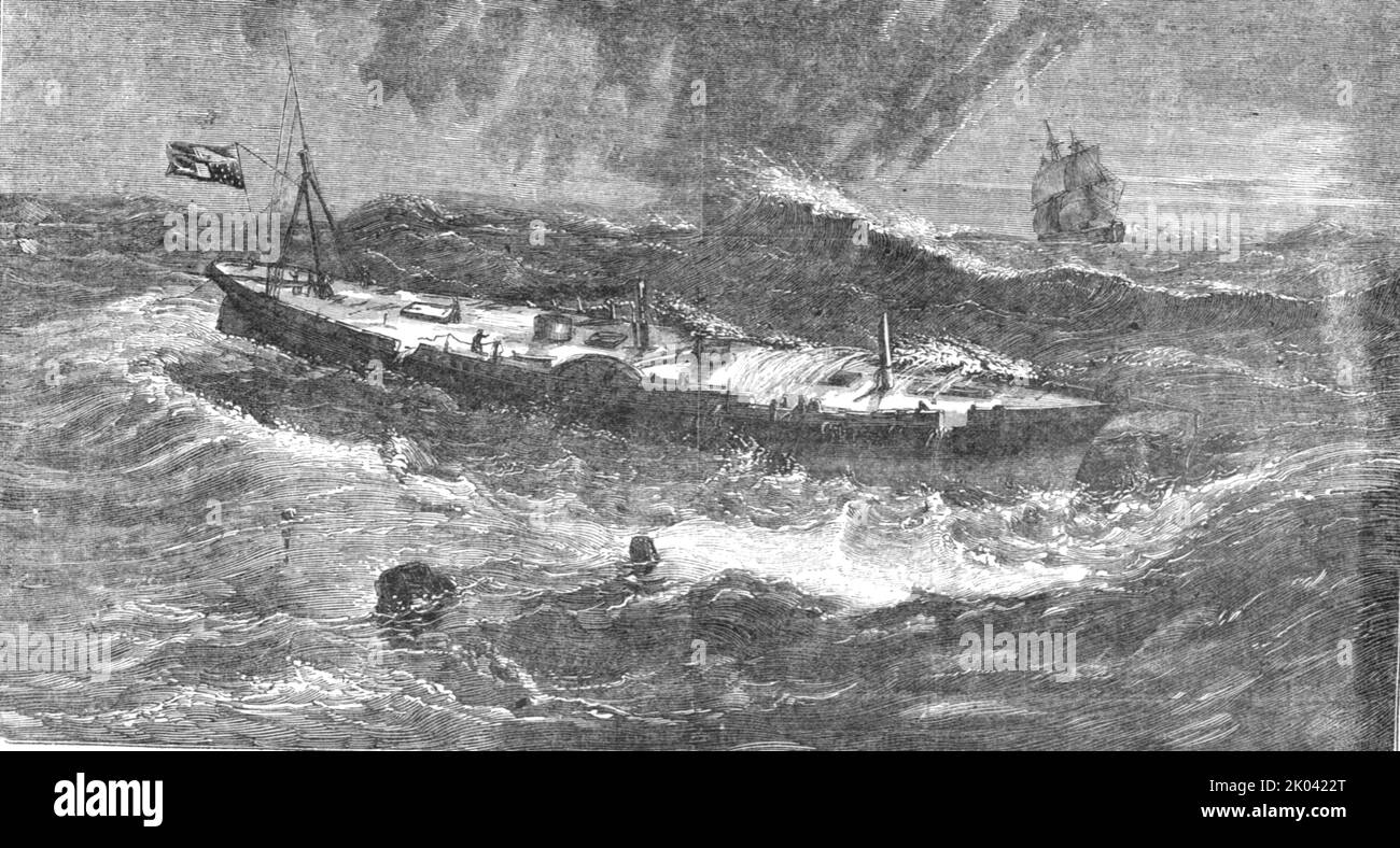 'Wreck of the San Francisco; American steam-ship December 1853', 1854 ...
