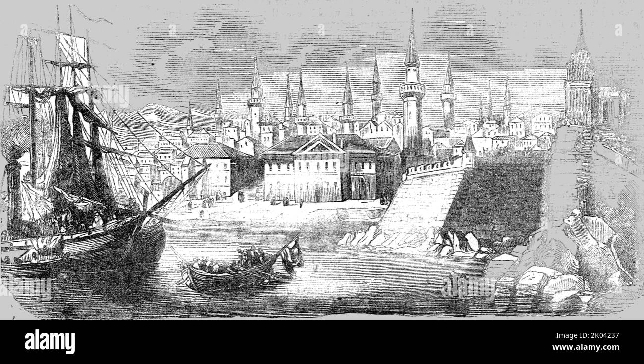 'View of Widdin', 1854. From "Cassells Illustrated Family Paper; London ...