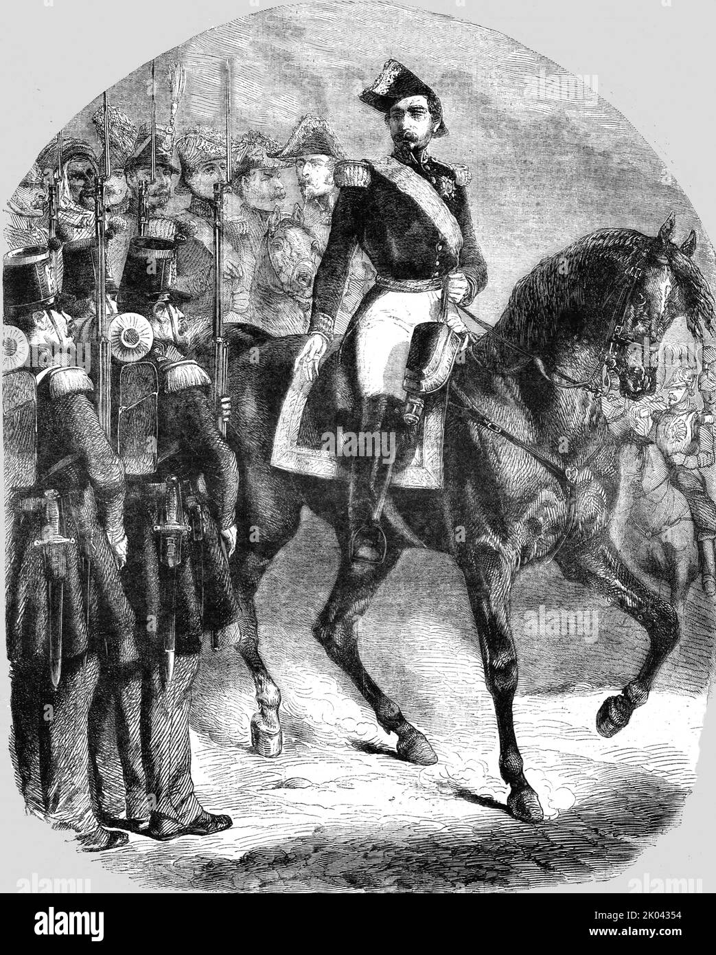 'Napoleon III., Emperor of the French', 1854. From "Cassell's ...