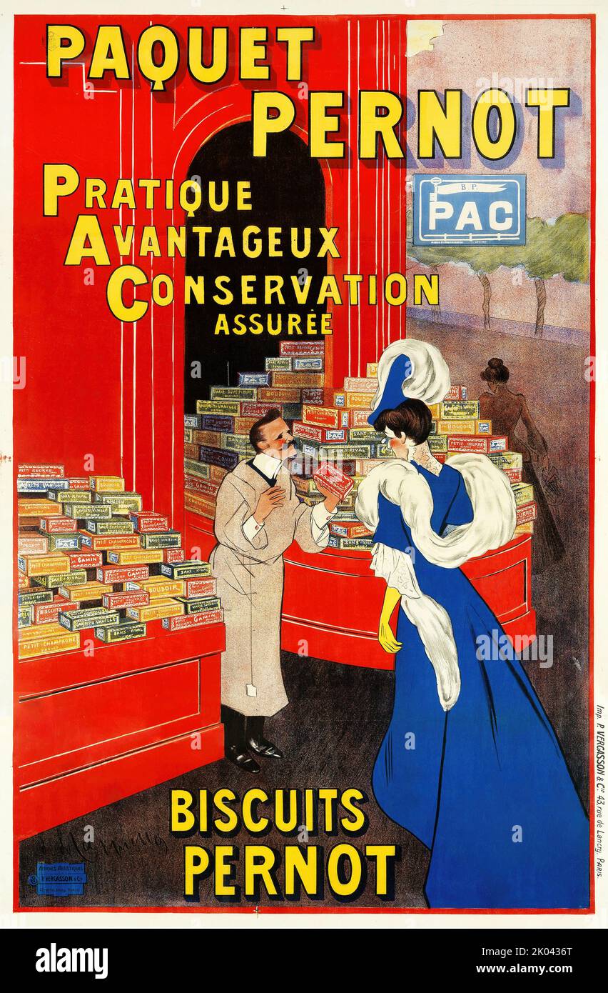Paquet Pernot , 1912. Private Collection Stock Photo - Alamy