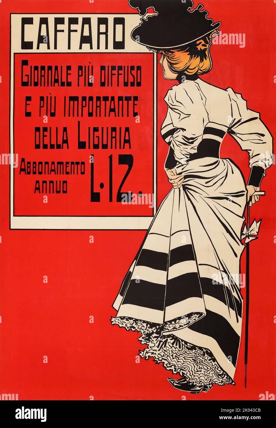 Caffaro Giornale Piu Diffuso e Piu Importante Della Liguria, 1897 ...