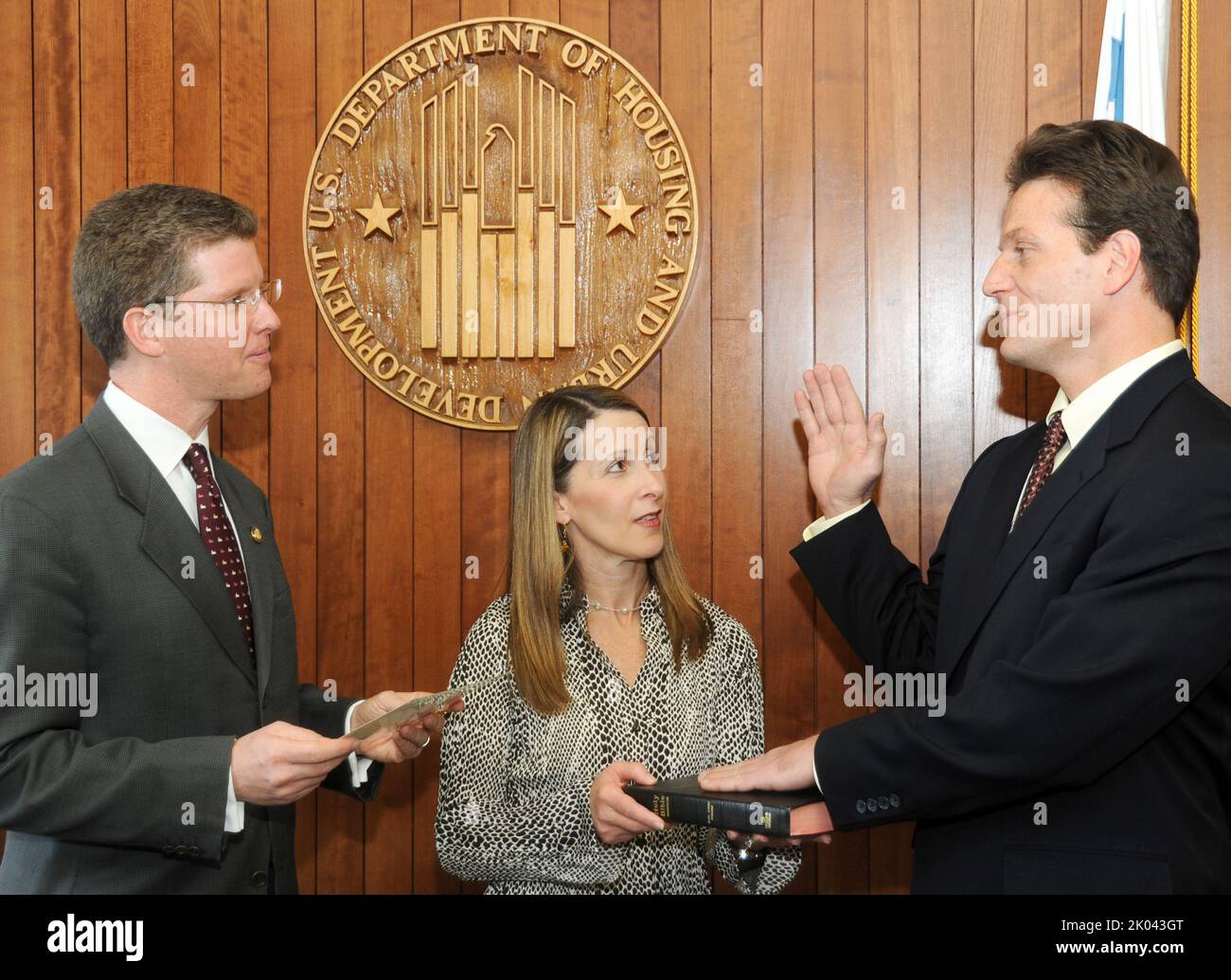 Swearing in ceremony for Doug Criscitello, HUD Chief Financial Officer ...