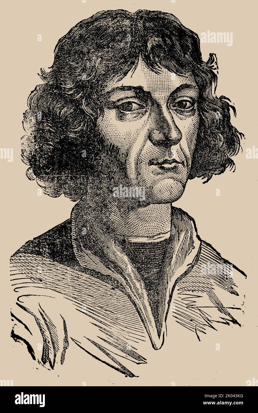 Portrait of Nicolaus Copernicus (1473-1543). Private Collection Stock ...