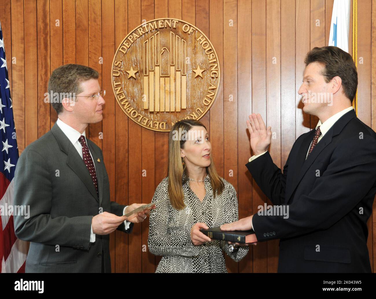 Swearing in ceremony for Doug Criscitello, HUD Chief Financial Officer ...