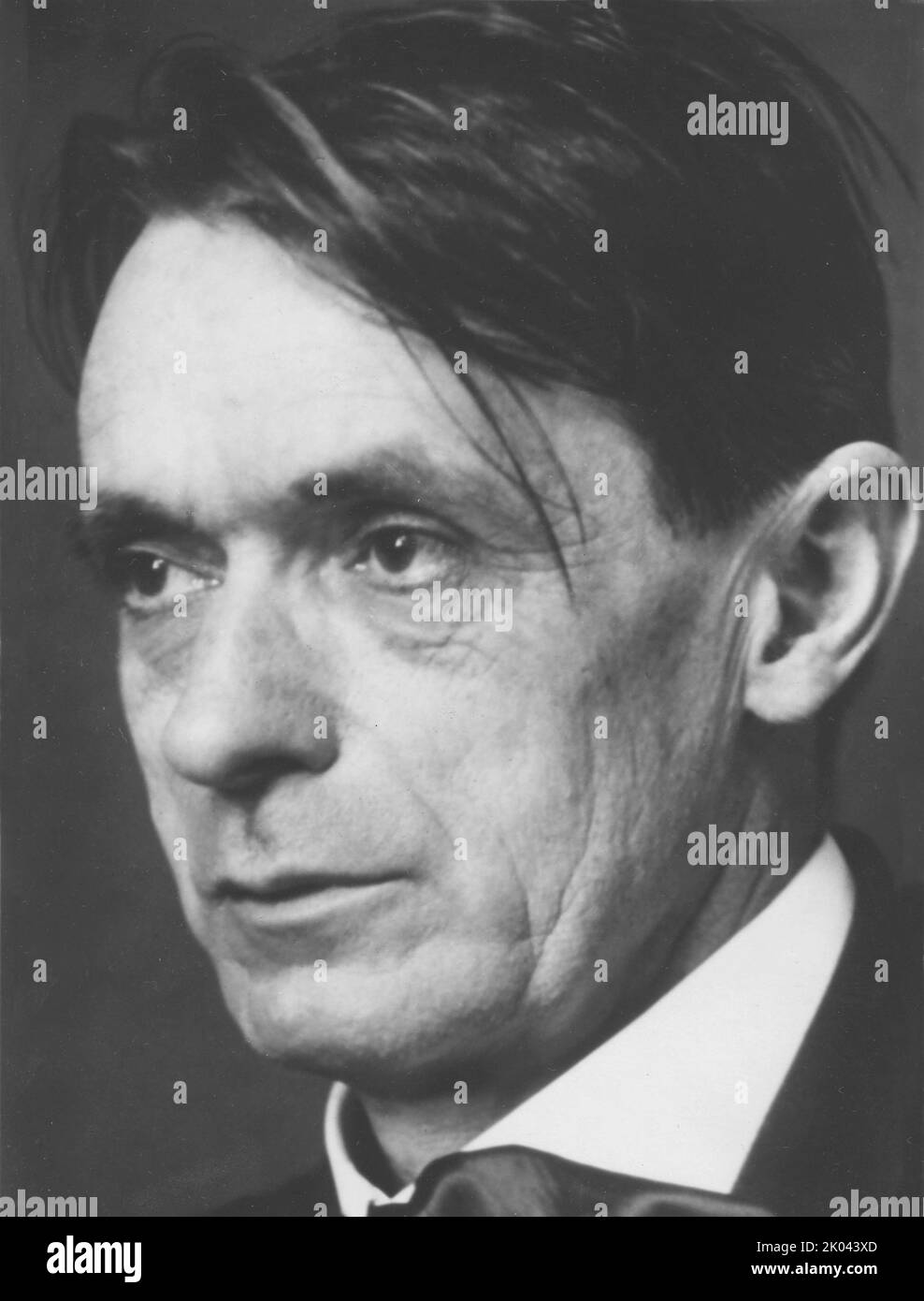 Portrait of the philosopher Rudolf Steiner (1861-1925). Private ...