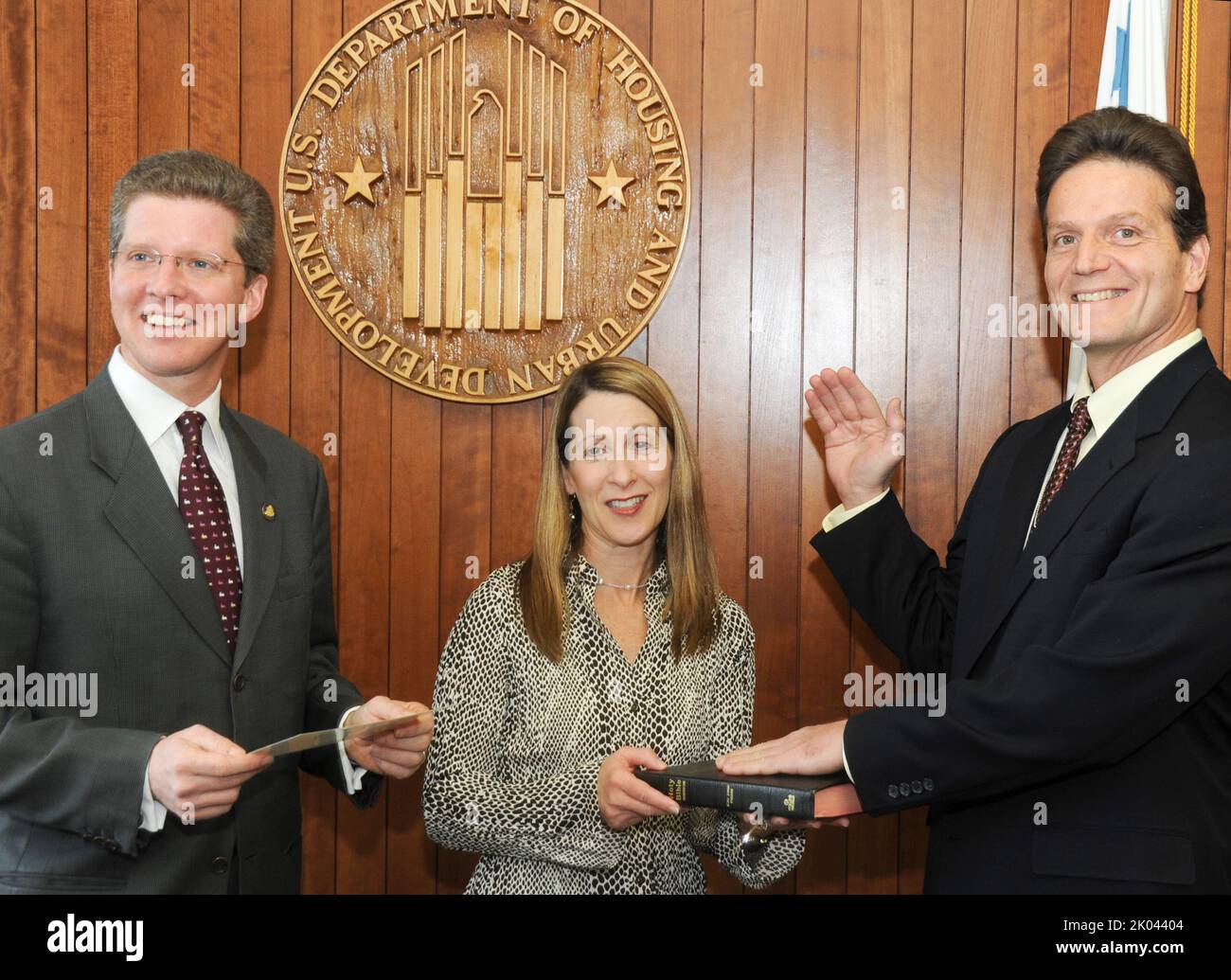 Swearing in ceremony for Doug Criscitello, HUD Chief Financial Officer ...
