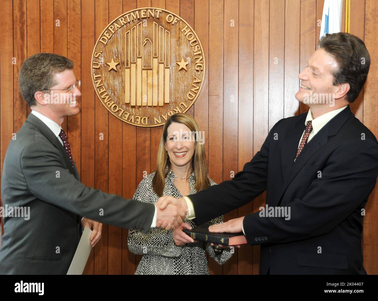 Swearing in ceremony for Doug Criscitello, HUD Chief Financial Officer ...
