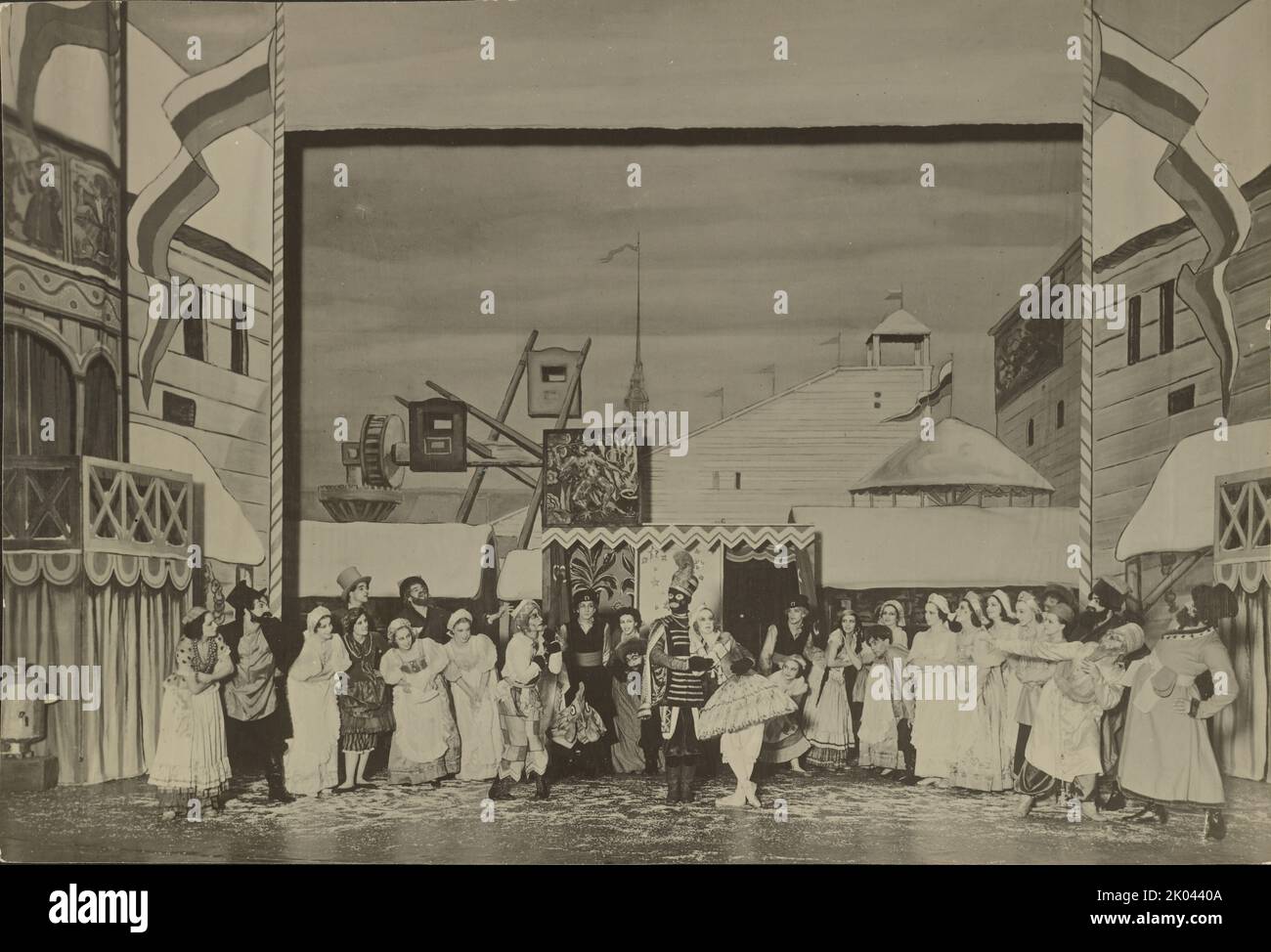 The ballet "Petrushka" by I. Stravinsky, 1920s. Private Collection ...