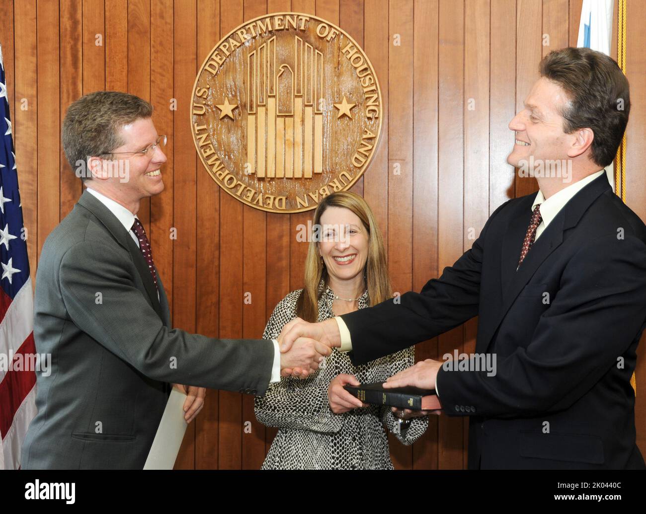 Swearing in ceremony for Doug Criscitello, HUD Chief Financial Officer ...