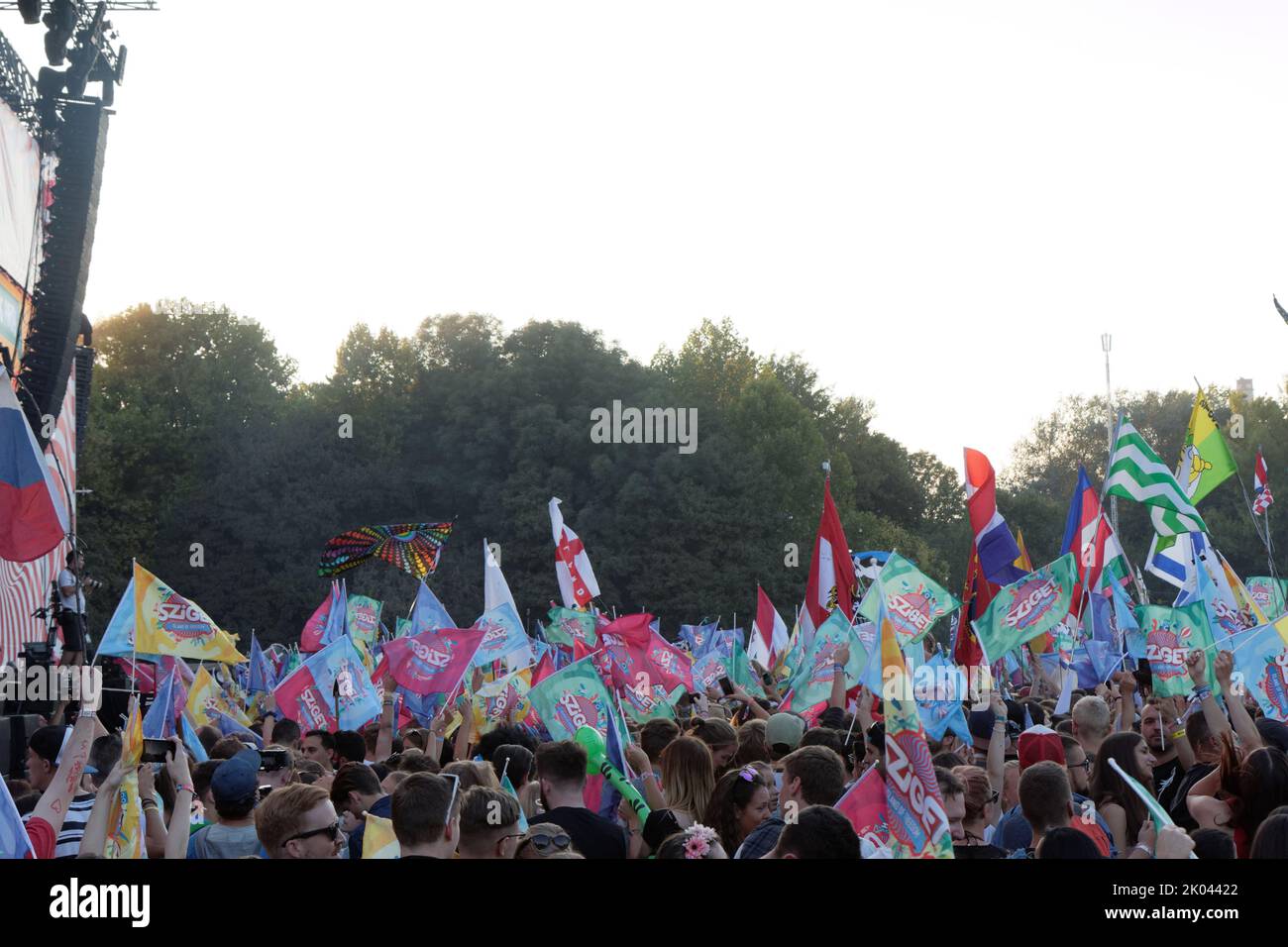 Flag party hi-res stock photography and images - Alamy