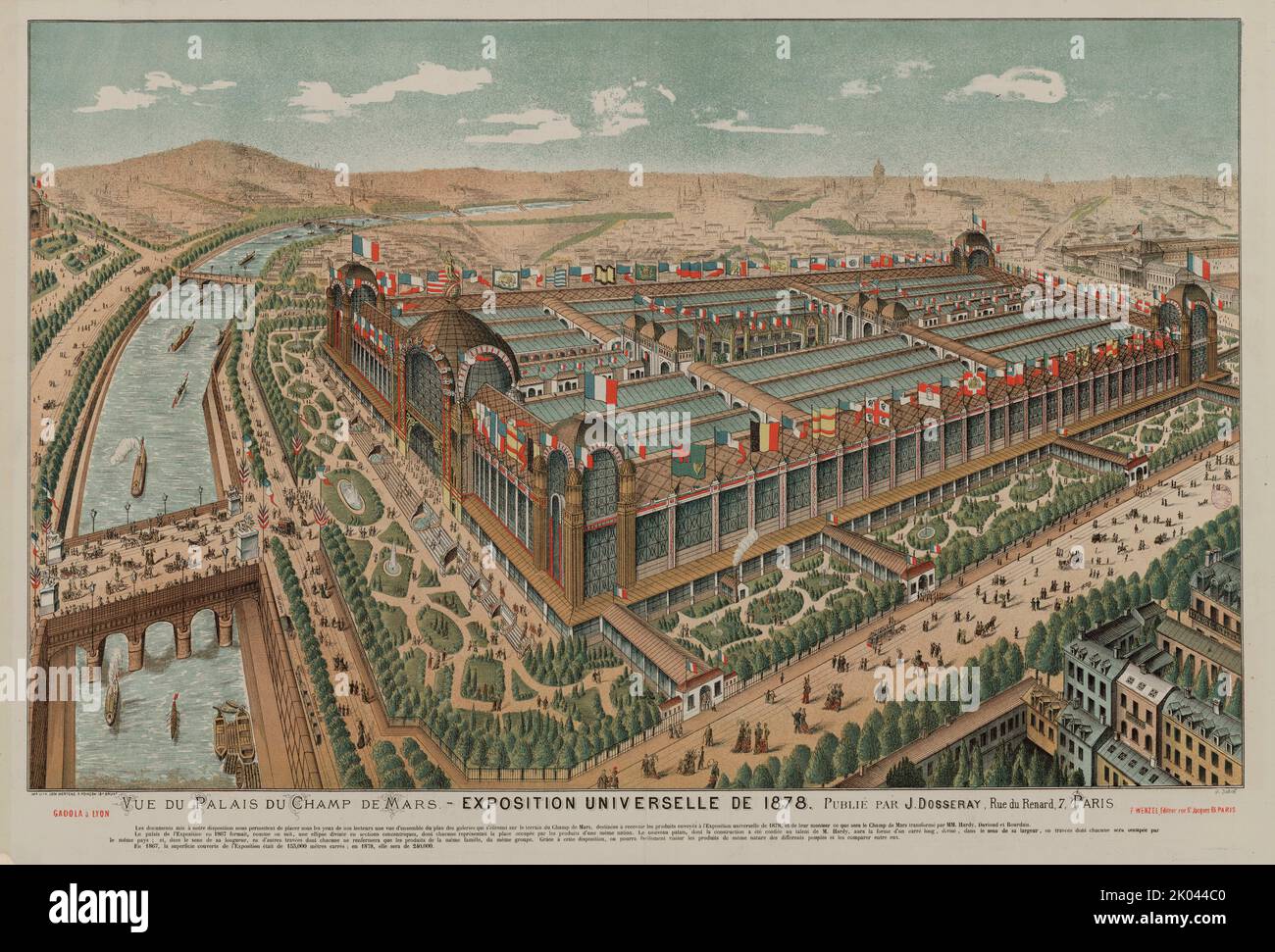 The 1878 Exposition Universelle in Paris (Palais du Champs de Mars ...