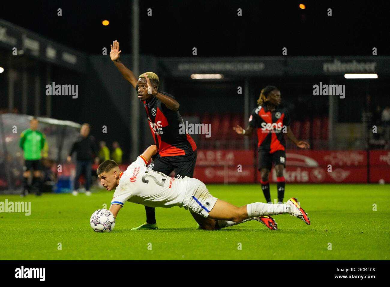 ALMERE, NETHERLANDS - SEPTEMBER 9: Faïz Mattoir of Almere City ...