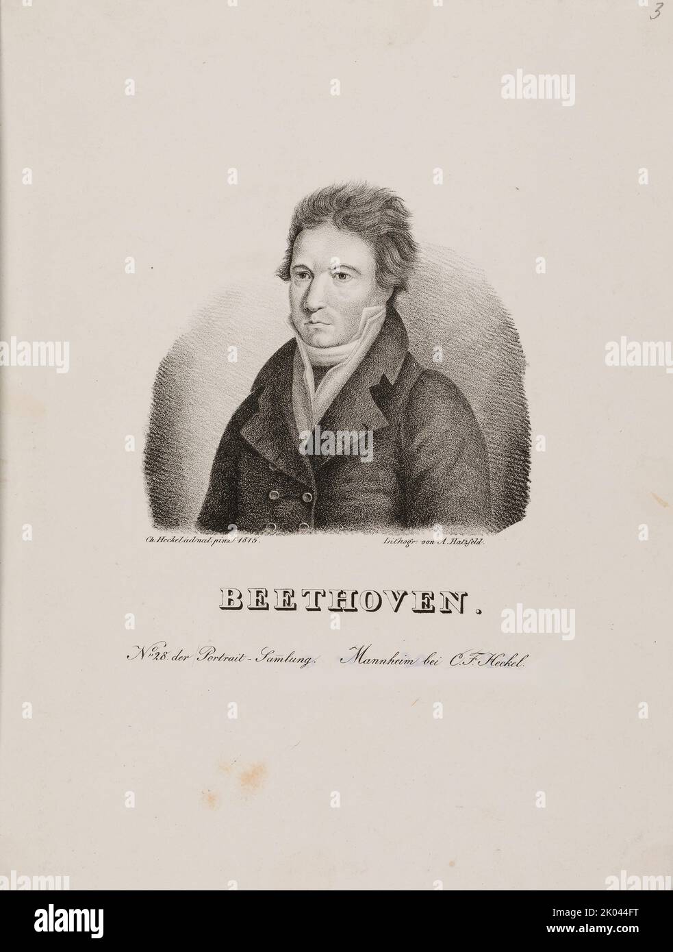 Portrait of Ludwig van Beethoven (1770-1827), 1815. Private Collection ...