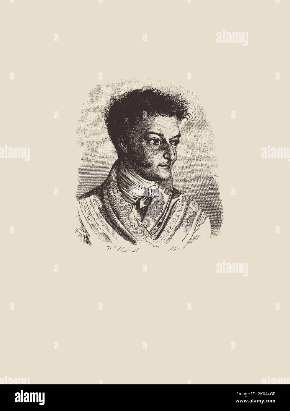 Portrait of Ernst Theodor Amadeus Hoffmann (1776-1822), 1821. Private ...