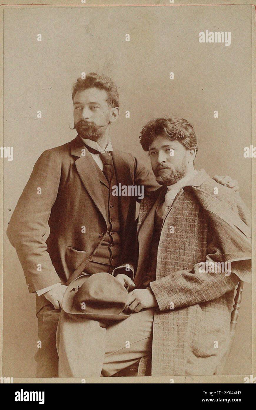 Ferruccio Busoni (1866-1924) and Ottokar Novacek (1866-1900), 1892 ...