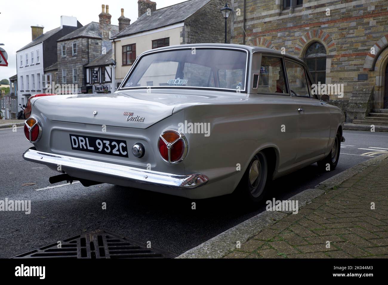 St Column Major Cornwall UK 09 09 2022 Classic car 1965 Ford Cortina ...