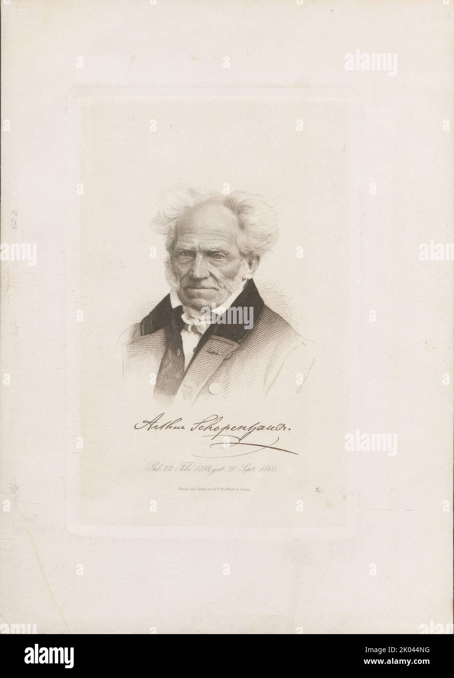 Portrait arthur schopenhauer hi-res stock photography and images - Alamy