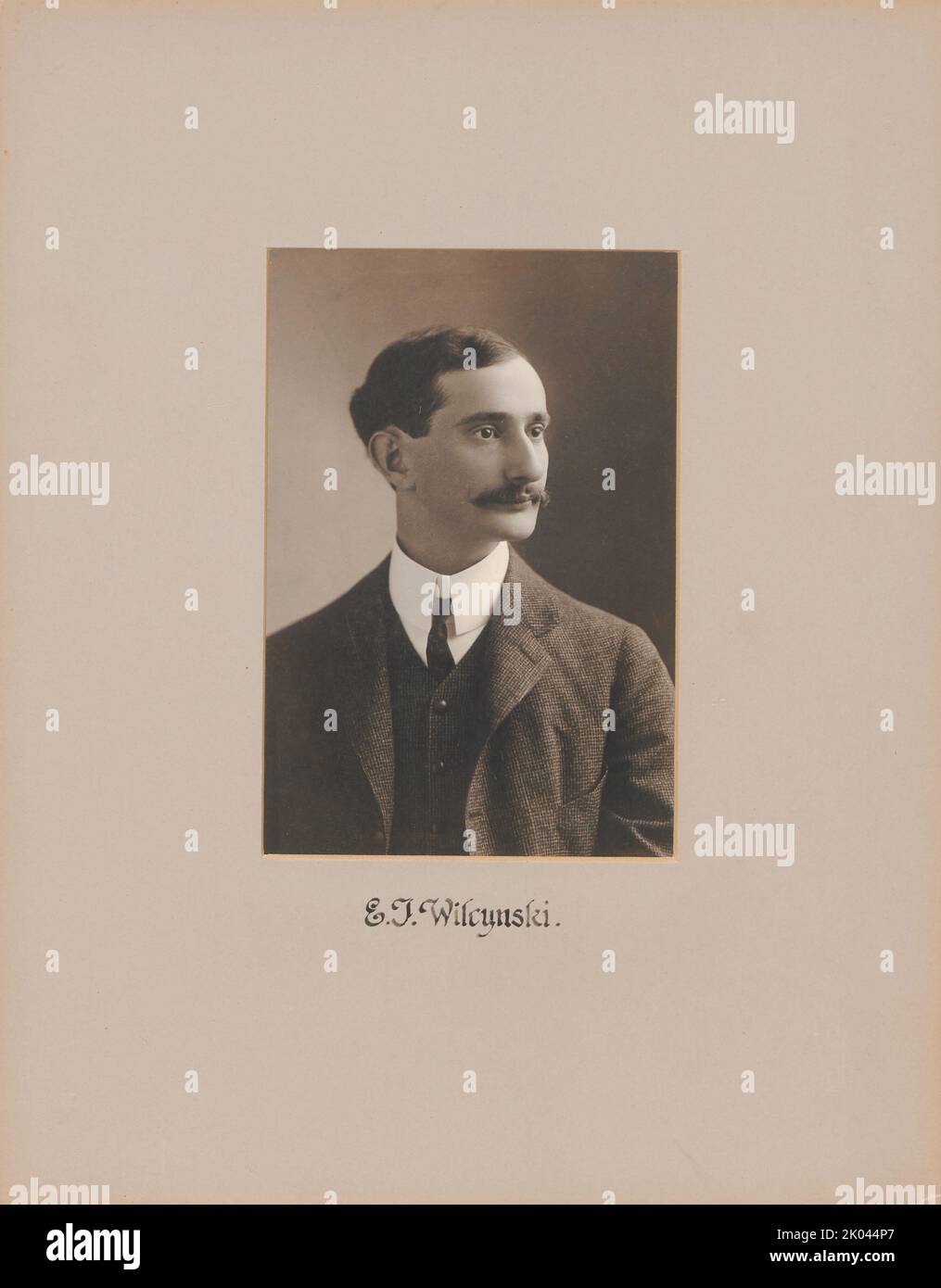 Portrait of the Mathematician Ernest Julius Wilczynski (1876-1932 ...